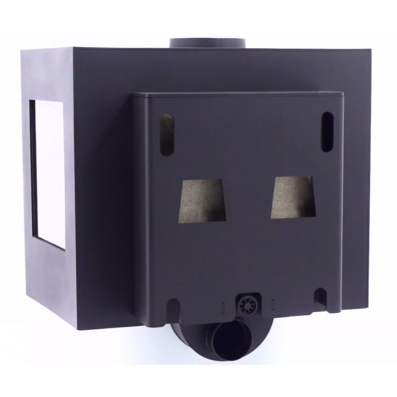 Poêle à bois suspendu avec prise d'air - PANADERO Java Wall 6 kW