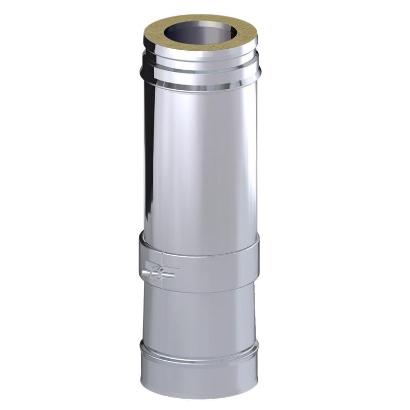 Élément ajustable isolé 530 à 880mm Ø150mm - DINAK DW BOIS