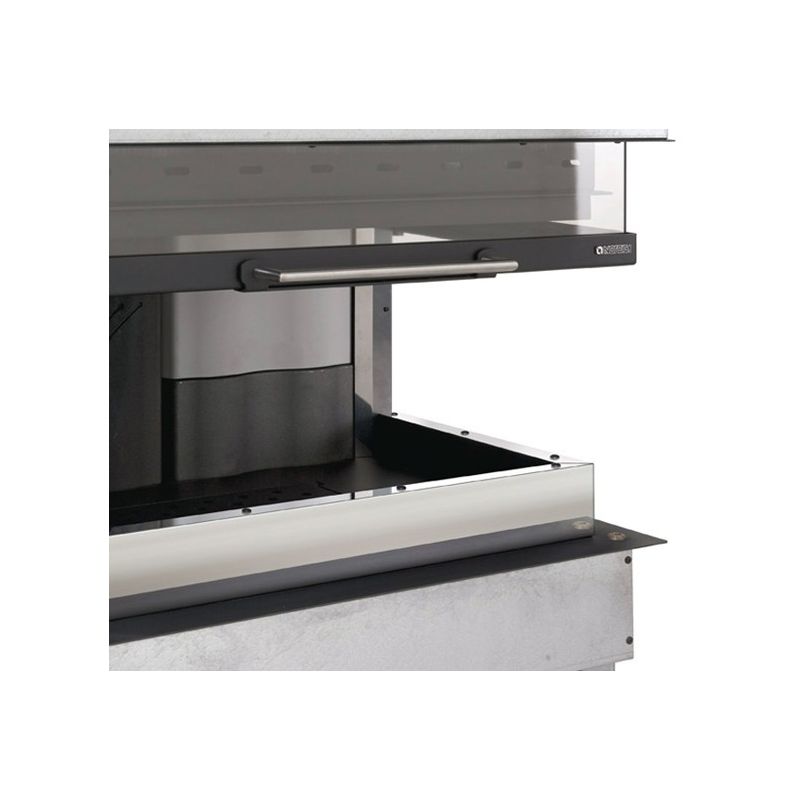 Insert à bois angle - LA NORDICA Monoblocco 800 Angolo SX 10 kW